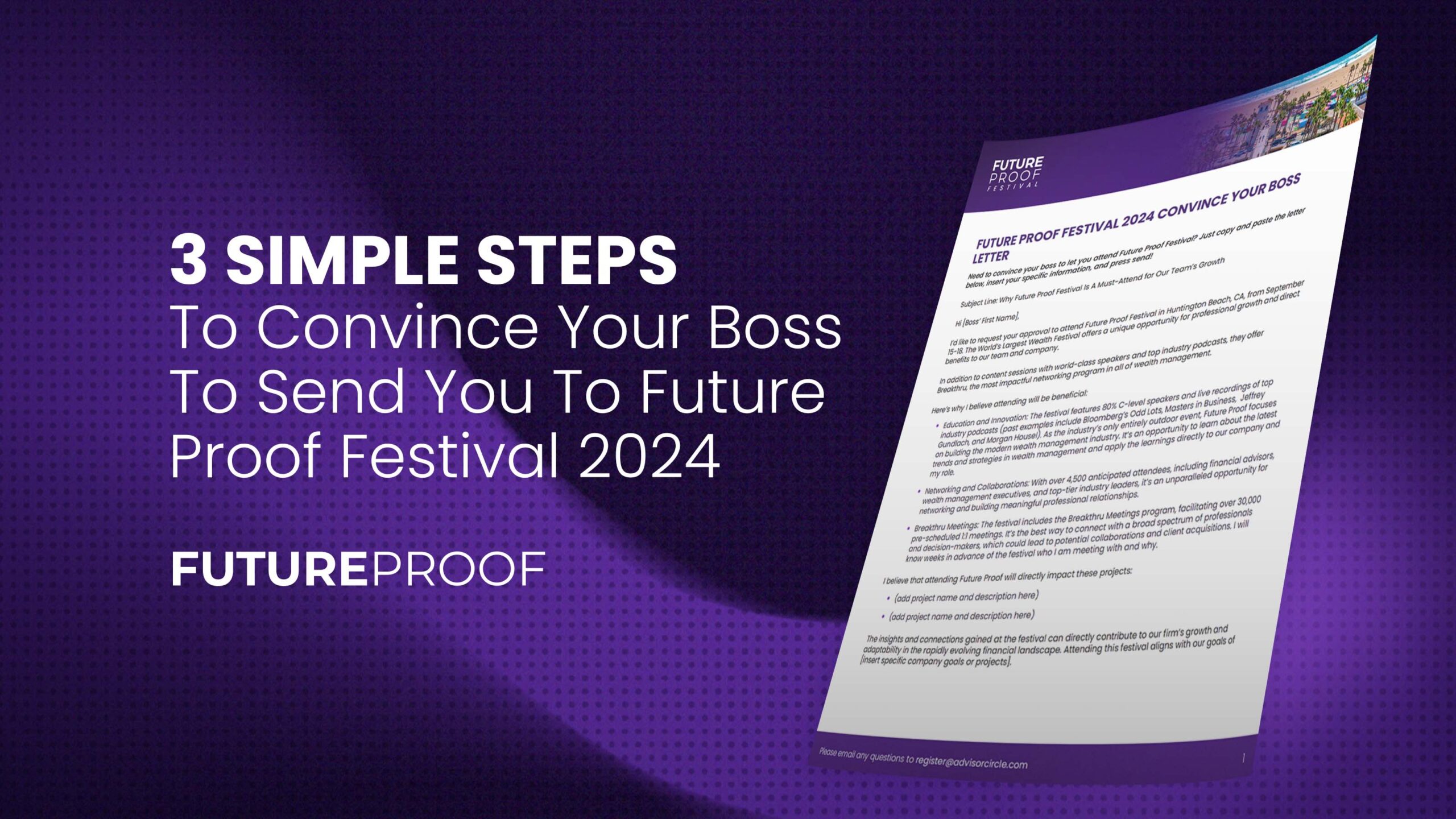 3 Simple Steps To Convince Your Boss To Send You To Future Proof ...